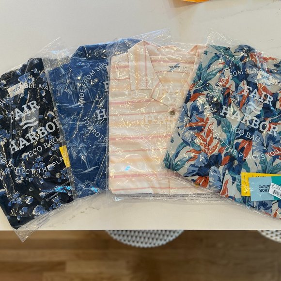 Fair Harbor | Shirts | 4 Fair Harbor Casablanca Camp Shirts Size L New ...